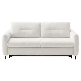 2-Sitzer Home Affaire "Clevina, Schlafsofa mit Kaltschaummatratze, Breite 176 cm", snow, B:176cm H:84cm T:102cm, 100% Polyester, Sofas, Sofa & Bett in einem &ndash; kinderleicht ausklappbar & freistellbar im Raum