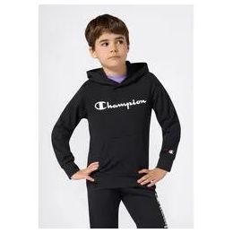 Kapuzensweatshirt Champion "ICONS CONTRAST Terry Hoodie", Jungen, Gr. L (152/158), nbk, ns, Obermaterial: 54% Baumwolle, 46% Polyester, Sweatshirts, f&uuml;r Kinder, sportlicher Stil, aus Baumwolle und Polyester