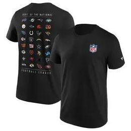 T-Shirt Fanatics "Fanatics T-Shirt NFL All Team Graphic", Damen, Gr. M, schwarz, 100% Baumwolle, Shirts T-Shirt