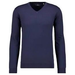 Rundhalspullover Ragman, Herren, Gr. 62, blau (marineblau), 100% Wolle, Pullover Rundhalspullover