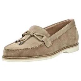 Slipper Paul Green "Paul Green Slipper Veloursleder", Herren, Gr. 37, beige, Veloursleder, Schuhe Slipper