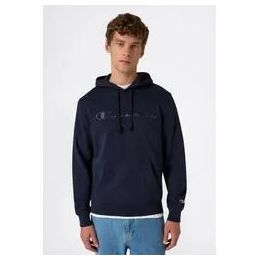 Kapuzensweatshirt Champion "ICONS TONAL Terry Hoodie with Big Logo", Herren, Gr. M, nny, Obermaterial: 70% Baumwolle, 30% Polyester, Sweatshirts, f&uuml;r sportliche Aktivit&auml;ten, sportlicher Stil, mit Kapuze