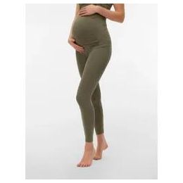 Umstandsleggings MAMALICIOUS "MLTIA JEANNE LEGGING NOOS A.", Damen, Gr. L/XL, N-Gr, kalamata, Jersey, Obermaterial: 72% Nylon, 21% Polyamid, 7% Elasthan, unifarben, regular fit normal, Hosen