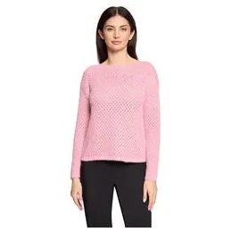 Strickpullover Betty Barclay "Damen langarm", Damen, Gr. 40, sea pink, Strick, Obermaterial: 36% Baumwolle, 36% Polyacryl, 28% Polyamid, gerade normal, U-Boot-Ausschnitt, Pullover Strickpullover