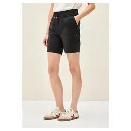 Shorts Cecil, Damen, Gr. XXL (46), schwarz, Web, 66% Baumwolle, 30% Polyester, 4% Elasthan, unifarben, loose fit kurz, Hosen Shorts, Middle Waist