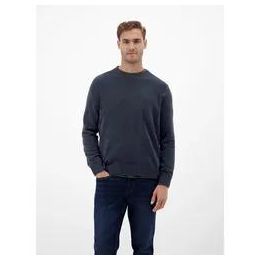 Strickpullover Lerros "Herren Strickpullover, weich wie Samt", Herren, Gr. 3XL, classic navy, 82% Baumwolle, 18% Polyester, Rundhals, Pullover Strickpullover