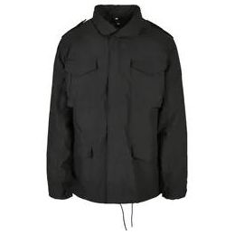 Allwetterjacke BRANDIT "Brandit Herren M-65 Field Jacket", Herren, Gr. XXL, schwarz, 80% Polyester, 20% Baumwolle, mehrfarbig, normal, amerikanischer Ausschnitt, Jacken