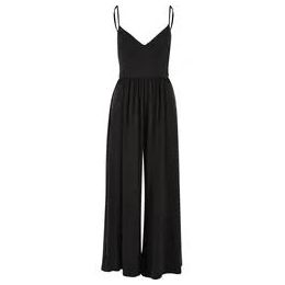Jumpsuit Urban Classics "Urban Classics Damen Ladies Modal Spaghetti Jumpsuit", Damen, Gr. M, US-Gr&ouml;&szlig;en, schwarz, 77% Modal, 23% Polyester, unifarben, loose fit, Overalls Jumpsuit