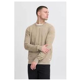 Rundhalspullover Blend "BHPullover 2 Pack", Herren, Gr. S, chicorey coffeecornstalk, Feinstrick, 100% Polyester, unifarben, normal normal, Rundhals, Pullover Rundhalspullover, Stilvoller Strickpullover
