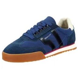 Sneaker Gant "Gant Sneaker Veloursleder/Textil", Herren, Gr. 43, blau (marine), Textil, Veloursleder, Schuhe Sneaker