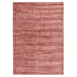 Teppich Tom Tailor HOME "Shine uni", rosa, B:300cm H:8mm L:400cm, Viskose, Teppiche, Teppich, Handweb Teppich, 100% Viskose, handgewebt, mit elegantem Schimmer