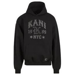 Kapuzensweatshirt Karl Kani "Karl Kani Kani Western Os Hoodie", Herren, Gr. XL, schwarz, 70% Baumwolle, 30% Polyester, Sweatshirts