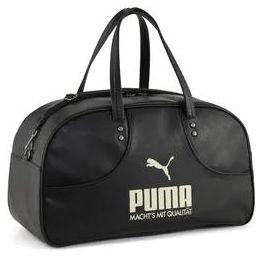 Tragetasche Puma "Puma 1976 Archive 30 l Tragetasche Erwachsene", Gr. B/H/T: 50cm x 28,5cm x 22cm onesize, schwarz alpine snow wei&szlig;, Taschen