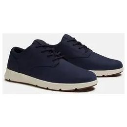 Sneaker Timberland "PARKER STREET LOW LACE UP SNEAKER", Herren, Gr. 43,5, dk blu nubuck, Leder, Schuhe Sneaker, aus Premium Timberland Leder