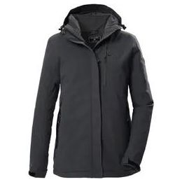 Funktionsjacke Killtec "KOW 219 WMN JCKT", Damen, Gr. 42, schwarz, Obermaterial: 100% Polyester;Futter: 100% Polyester;F&uuml;llung: 100% Polyester, Jacken Funktionsjacke, Atmungsaktive, wind- und wasserdichte Damenjacke, abnehmbare Kapuze