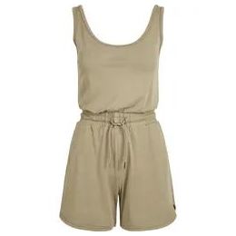 Jumpsuit Urban Classics "Urban Classics Damen Ladies Short Sleeveless Modal Jumpsuit", Damen, Gr. S, US-Gr&ouml;&szlig;en, khaki, 77% Modal, 23% Polyester, unifarben, loose fit, Overalls Jumpsuit