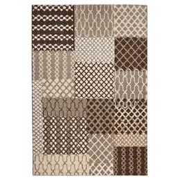 Teppich Tom Tailor HOME "PATTERN PATCH" Gr. 6, beige, B:200cm H:12mm L:285cm, Kunstfaser, Teppiche, Teppich, Exklusiv bei OTTO, ideal im Wohnzimmer & Schlafzimmer