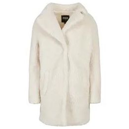 Parka Urban Classics "Urban Classics Damen Ladies Oversized Sherpa Coat", Damen, Gr. XL, sandwei&szlig;, 100% Polyester, unifarben, oversize, amerikanischer Ausschnitt, Jacken Parka