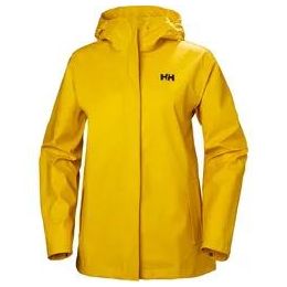 Regenjacke Helly Hansen "W MOSS JACKET", Herren, Gr. M, essential ye, Obermaterial: 100% Polyurethan, normal, Jacken Regenjacke, sportlicher Look, wasserdichtes und winddichtes Material