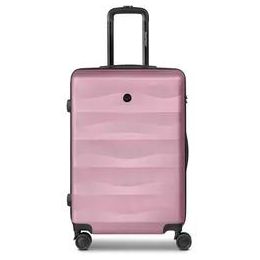 Trolley SMARTBOX "Edition 03 4 Rollen Trolley 65 cm", Gr. 68 l, rosa, ABS, Koffer