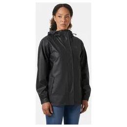 Regenjacke Helly Hansen "W MOSS JACKET", Herren, Gr. S, schwarz, Obermaterial: 100% Polyurethan, normal, Jacken Regenjacke, sportlicher Look, wasserdichtes und winddichtes Material