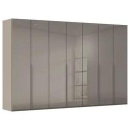 Dreht&uuml;renschrank Rauch "Kleiderschrank Schrank Garderobe W&auml;scheschrank BESTSELLER MONTCLAR", fango, glas fango, griffe fango, B:350cm H:223cm T:60cm, Holzwerkstoff, Schr&auml;nke, Dreht&uuml;renschrank, Front in Glas/Hochglanz/Dekor/Grauspiegel in 5 Breiten MADE IN GERMANY, Topseller
