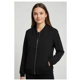 V&eacute;ro Moda Kurzjacke VERO MODA "VMCONNY, leichte Jacke f&uuml;r den &Uuml;bergang", Damen, Gr. S, schwarz, Web, Obermaterial: 96% Polyester, 4% Elasthan, unifarben, normal, Jacken Kurzjacke, seitliche Eingrifftaschen, Rippb&uuml;ndchen, Topseller