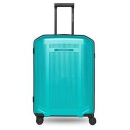 Trolley SMARTBOX "Edition 02 4 Rollen Trolley M 66 cm", Gr. 90 l, tuerkis, Polypropylen, Koffer