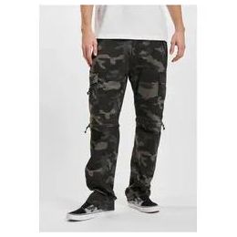 Cargohose BRANDIT "Brandit Brandit Kombi Basic Pants", Herren, Gr. XL, US-Gr&ouml;&szlig;en, schwarzcamo, 100% Baumwolle, unifarben, normal, Hosen Cargohose