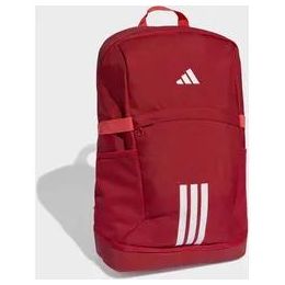 Sportrucksack Adidas PERFORMANCE "TIRO BACKPACK", team power rot 2, wei&szlig;, Rucks&auml;cke, Obermaterial: 100% Polyester