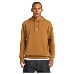 Kapuzensweatshirt Timberland "Silicon Badge Hoodie (LB)", Herren, Gr. M, schwarz wheat boot, Obermaterial: 100% Baumwolle, Sweatshirts, f&uuml;r Erwachsene, sportlicher Stil, mit Kapuze, bequeme Passform