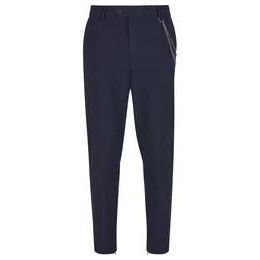 Stoffhose 2Y Premium "2Y Premium 2Y Cropped Pants", Herren, Gr. 32, Normalgr&ouml;&szlig;en, dunkelblau, 65% Polyester, 32% Baumwolle, 3% Elasthan, unifarben, skinny fit, Hosen Stoffhose
