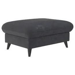 Stauraumhocker COTTA "Pike, B: 102 cm", coal, B:102cm H:45cm, 92% POLYESTER (PES) / 8% POLYAMID (PA), Hocker, mit Stauraum
