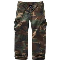 Cargohose BRANDIT "Brandit Kids US Ranger Trouser", Jungen, Gr. 146/152, Normalgr&ouml;&szlig;en, woodland, 80% Polyester, 20% Baumwolle, normal, Hosen Cargohose