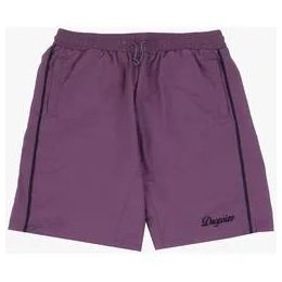 Shorts DROPSIZE "Dropsize PIPING SHORTS", Herren, Gr. L, US-Gr&ouml;&szlig;en, lila, 100% Baumwolle, normal, Hosen Shorts