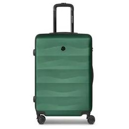 Trolley SMARTBOX "Edition 03 4 Rollen Trolley 65 cm", Gr. 68 l, dunkelgr&uuml;n, ABS, Koffer
