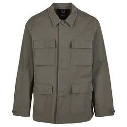 Allwetterjacke BRANDIT "Brandit Brandit Men BDU Twill Jacket", Herren, Gr. XS, olive, 100% Baumwolle, unifarben, normal, amerikanischer Ausschnitt, Jacken