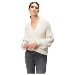 Strickpullover Zero "Damen mit Pailletten", Damen, Gr. XL, creambeige, Strick, Obermaterial: 51% Baumwolle, 34% Polyamid, 14% Polyacryl, 1% Polyester, aufgeraut, festlich, figurumspielend normal, V-Ausschnitt, weit B&uuml;ndchen mit Gummizug, Pullover Strickpullover, Pailletten