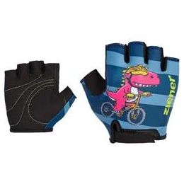 Fahrradhandschuhe Ziener "CLOSI-Z JUNIOR", Kinder, Gr. S, blau (hale navy), Materialmix, Handschuhe