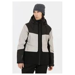Skijacke WHISTLER "Kingmann", Herren, Gr. XXL, dunkelgrau, 100% Polyester, mehrfarbig, lang, ohne Ausschnitt, Jacken Skijacke, mit 10.000 mm Wassers&auml;ule