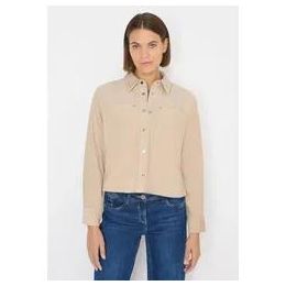 Cordjacke Cecil, Damen, Gr. XXL (46), oat milk beige, Web, 100% Baumwolle, unifarben, comfort fit normal, V-Ausschnitt, B&uuml;ndchen, Jacken, in Cord-Optik