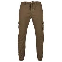 Cargohose Urban Classics "Urban Classics Herren Cargo Jogging Pants", Damen, Gr. 5XL, US-Gr&ouml;&szlig;en, schwarzground, 100% Baumwolle, unifarben, slim fit, Hosen Cargohose