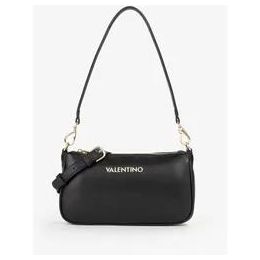 Schultertasche Valentino BAGS "CLIO RE", Damen, Gr. B/H/T: 25,5cm x 14cm x 4,5cm, nero, Lederimitat, Taschen Schultertasche, It-Bag, Handtasche mit schlichter Logoverzierung