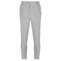 Stoffhose 2Y Premium "2Y Premium 2Y Cropped Pants", Herren, Gr. 34, Normalgr&ouml;&szlig;en, lightgrau, 65% Polyester, 32% Baumwolle, 3% Elasthan, unifarben, skinny fit, Hosen Stoffhose