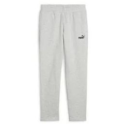 Sporthose Puma "ESS Small No. 1 Logo Jogginghose Damen", Damen, Gr. XL, Normalgr&ouml;&szlig;en, light gray heather, Obermaterial: 32% Polyester, 68% Baumwolle. Tasche &ndash; Oben: 100% Baumwolle, unifarben, regular fit, Hosen Sporthose