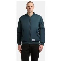 Bomberjacke Khujo "Adon", Herren, Gr. L (52), blau, Material: 100% Nylon, gerade h&uuml;ftbedeckend, Rippstrickb&uuml;ndchen, Jacken Bomberjacke, Leichte Winterjacke in Shiny-Optik