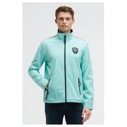 Softshelljacke CAMP DAVID, Herren, Gr. XXL, new aqua, Softshell, Material: 94% Polyester, 6% Elasthan, Futter: 100% Polyester, unifarben, regular fit normal, eingesetzt B&uuml;ndchen, Jacken Softshelljacke, mit verstellbarem Gummizug im Saum