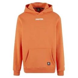 Kapuzenpullover STARTER Black Label "Starter Black Label Starter Small Logo Essential Hoodie", Herren, Gr. S, mandarin, 70% Baumwolle, 30% Polyester, mehrfarbig, normal, ohne Ausschnitt, Pullover Kapuzenpullover