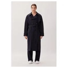 Parka STUDIO SEIDENSTICKER "Studio", Herren, Gr. S/M, dunkelblau, Obermaterial: 100% Polyester; Futter: 90% Daunen, 10% Federn, unifarben, Jacken Parka