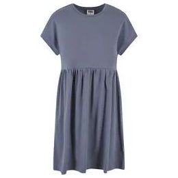 Shirtkleid Urban Classics "Urban Classics Damen Ladies Organic Empire Valance Tee Dress", Damen, Gr. XL, US-Gr&ouml;&szlig;en, vintageblau, 100% Baumwolle, unifarben, loose fit, Rundhals, Kleider Shirtkleid